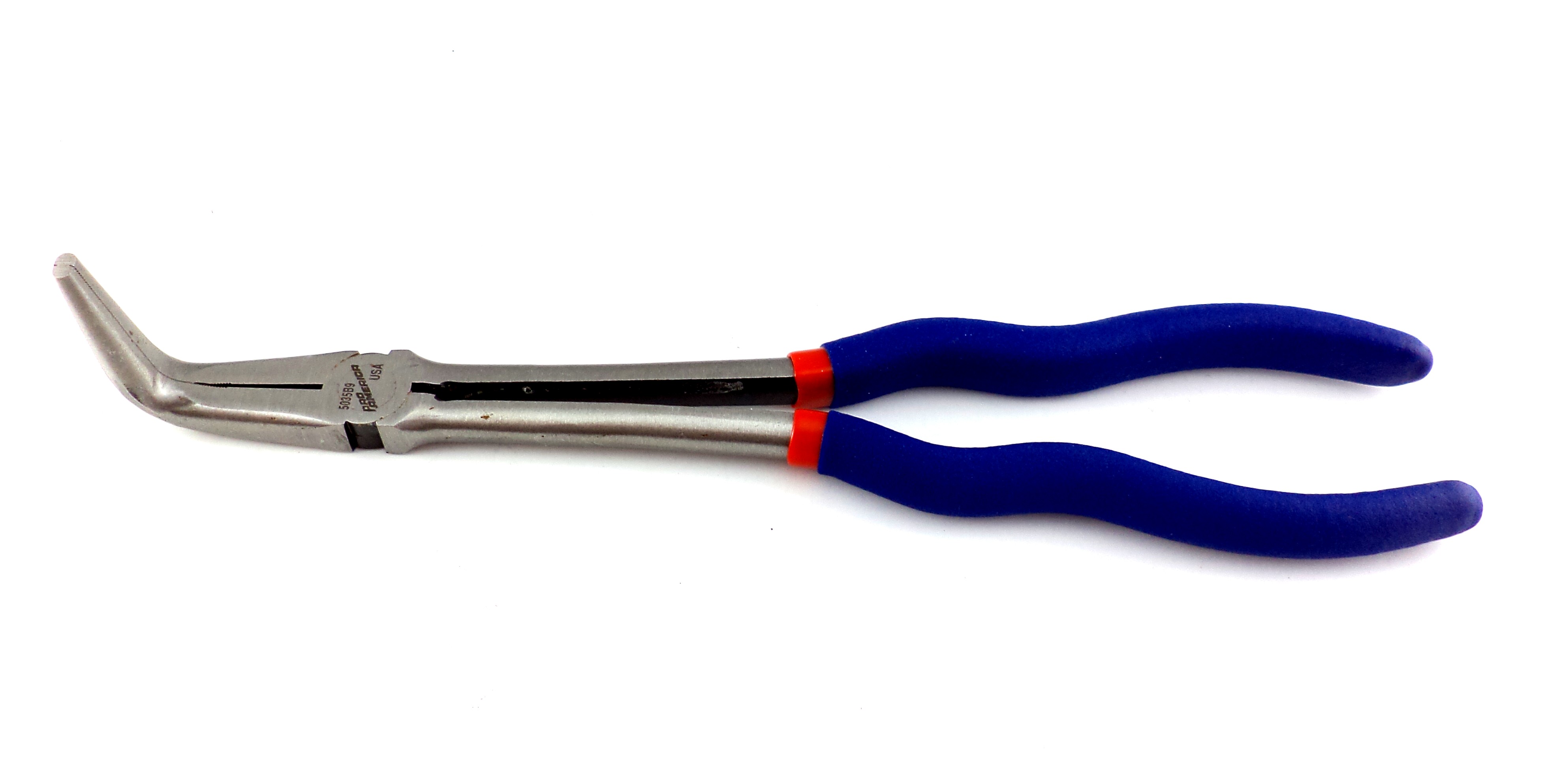 Pro America 11” Extra Long Nose Pliers 90° Curve Bend MADE IN USA Plier